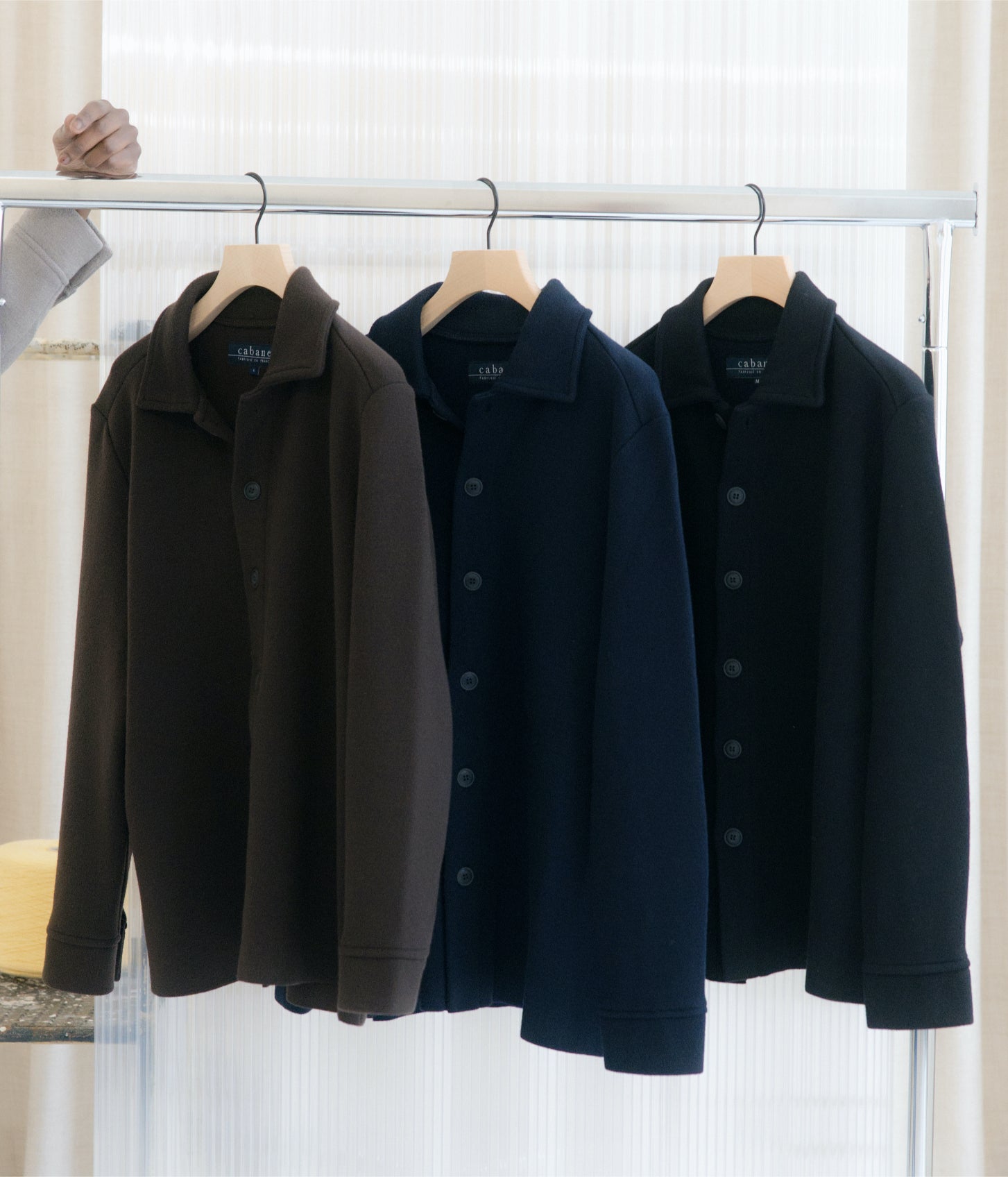 VESTES et GILETS – Cabane maille française